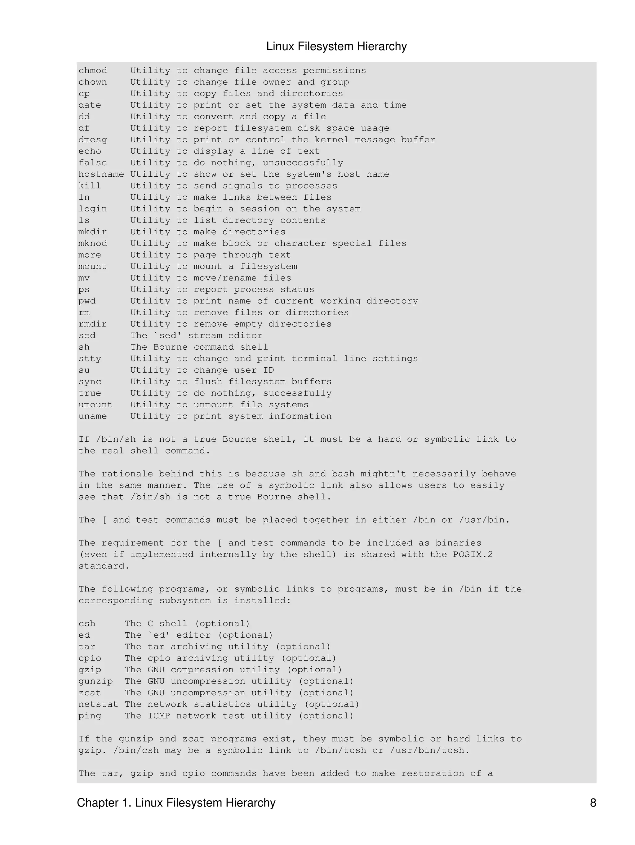 Linux filesystem-hierarchy | PDF | Operating Systems | Computer ...