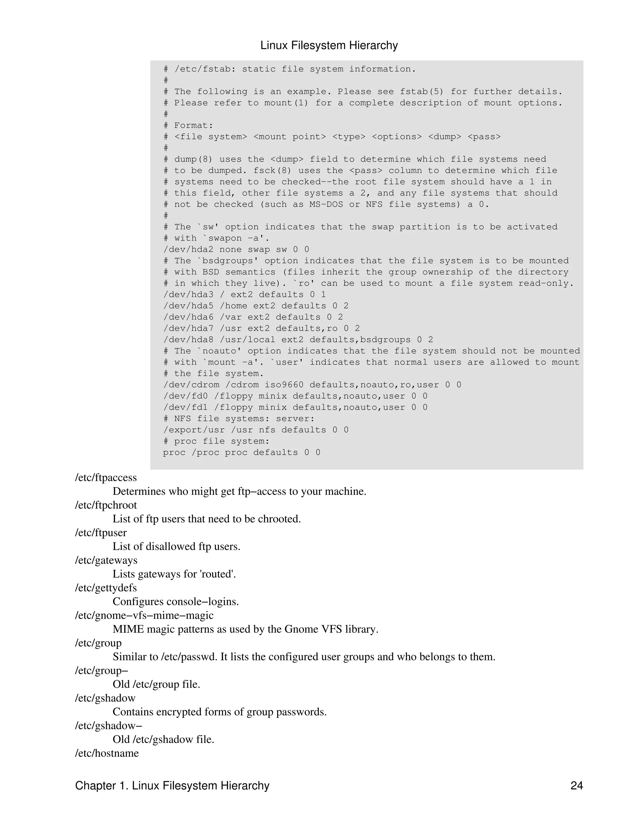 Linux filesystem-hierarchy | PDF | Operating Systems | Computer ...