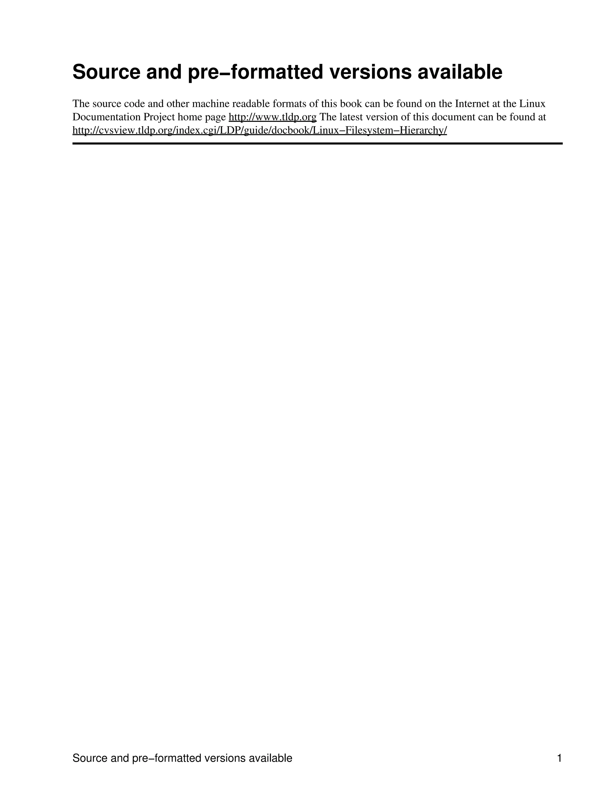 Linux Filesystem Hierarchy Pdf Operating Systems Computer Software And Applications