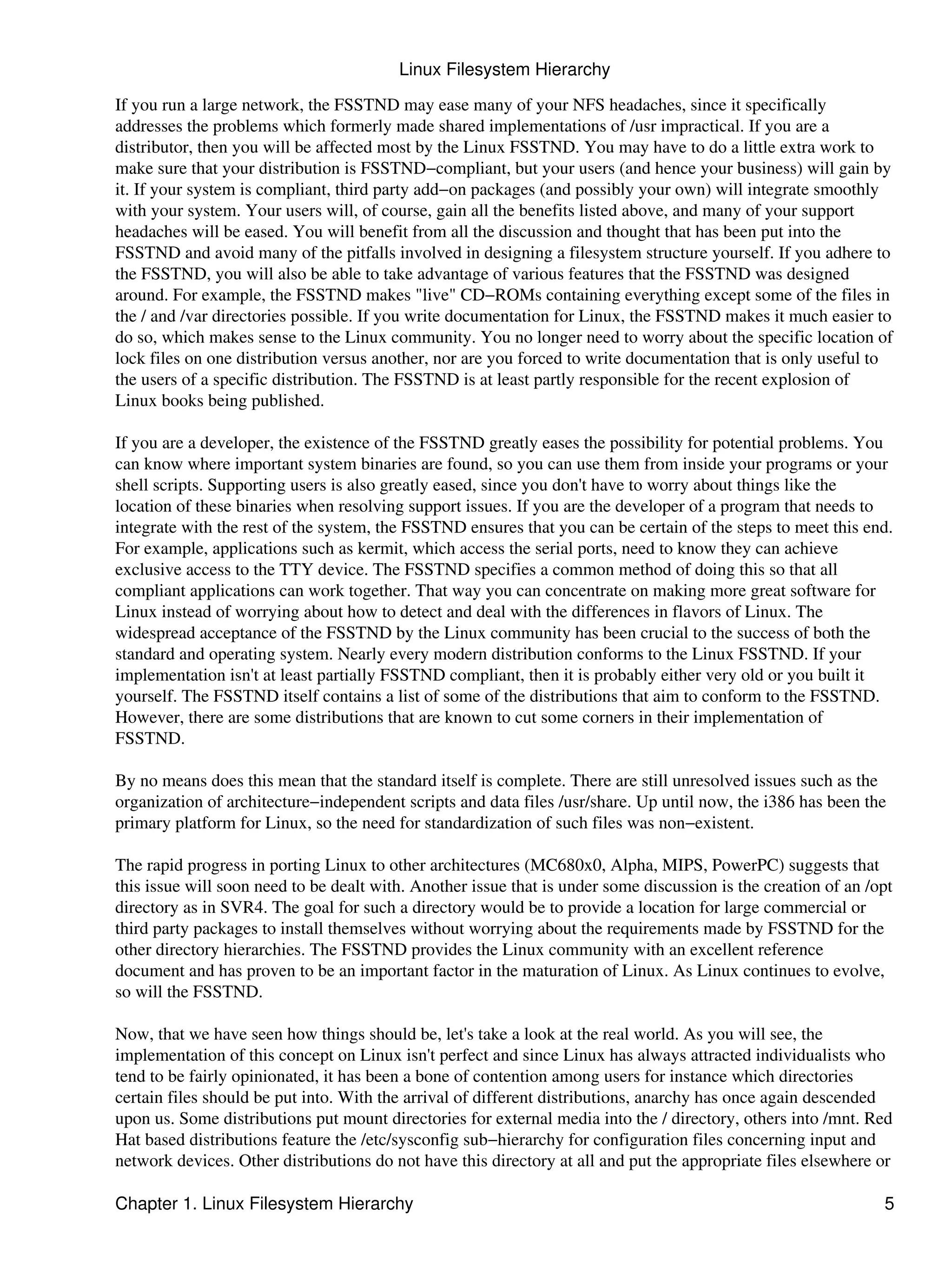 Linux filesystem-hierarchy | PDF | Operating Systems | Computer ...