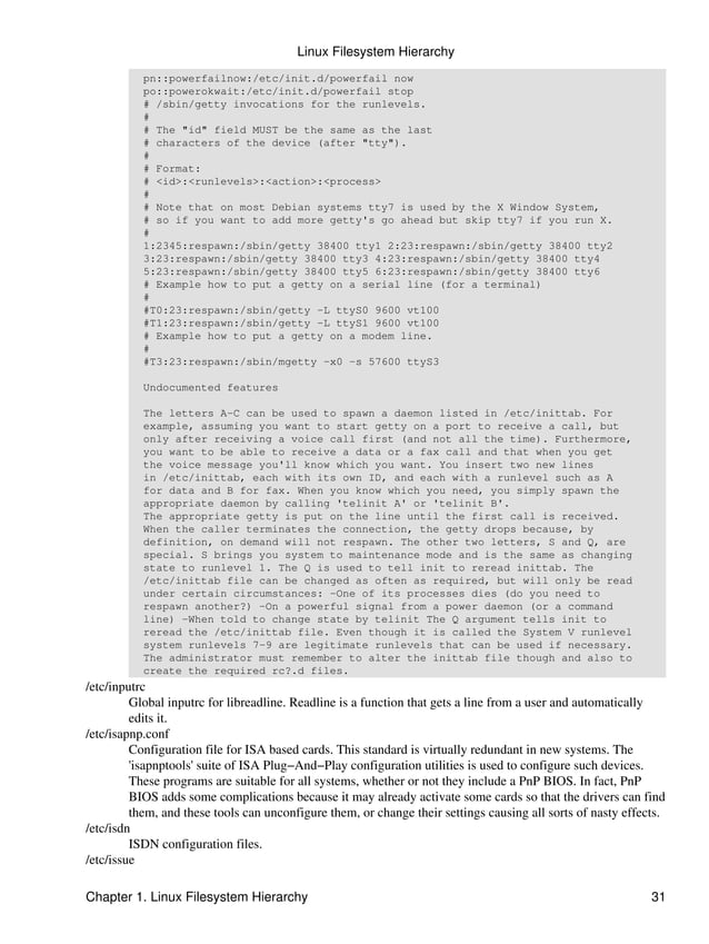 Linux Filesystem Hierarchy Pdf Operating Systems Computer Software And Applications