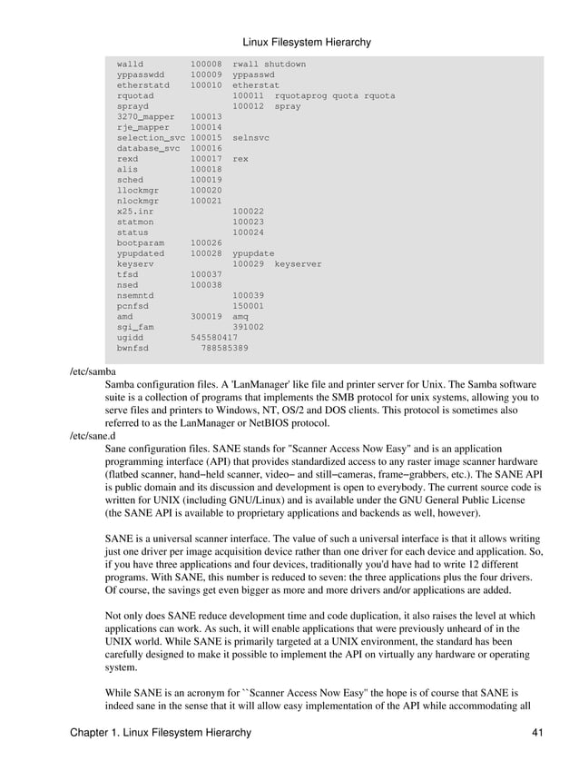 Linux filesystem-hierarchy | PDF | Operating Systems | Computer ...