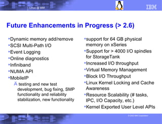 Linux @ IBM © 2003 IBM Corporation | PPT