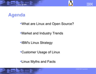 Linux @ IBM © 2003 IBM Corporation | PPT