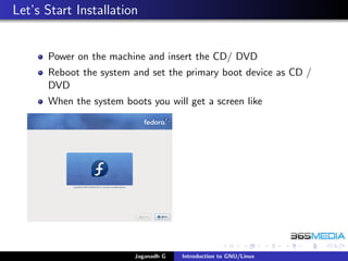 ntroduction to GNU/Linux Linux Installation and Basic Commands | PPT