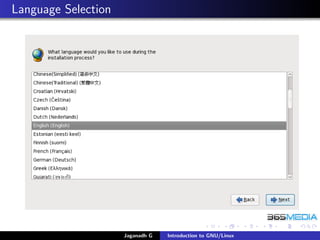 ntroduction to GNU/Linux Linux Installation and Basic Commands | PPT