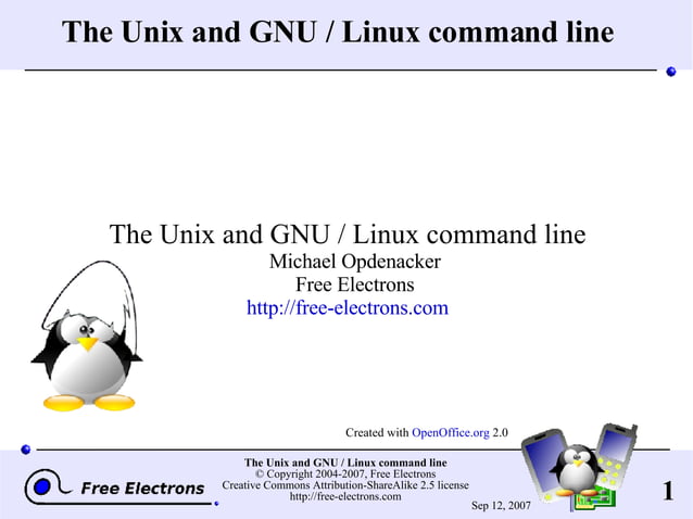 Linux Introduction Commands Odp 8022