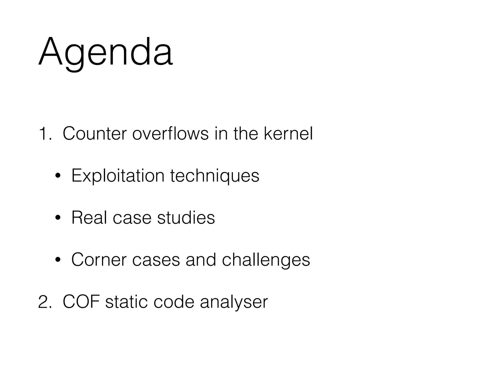 Exploitation of counter overflows in the Linux kernel | PPT