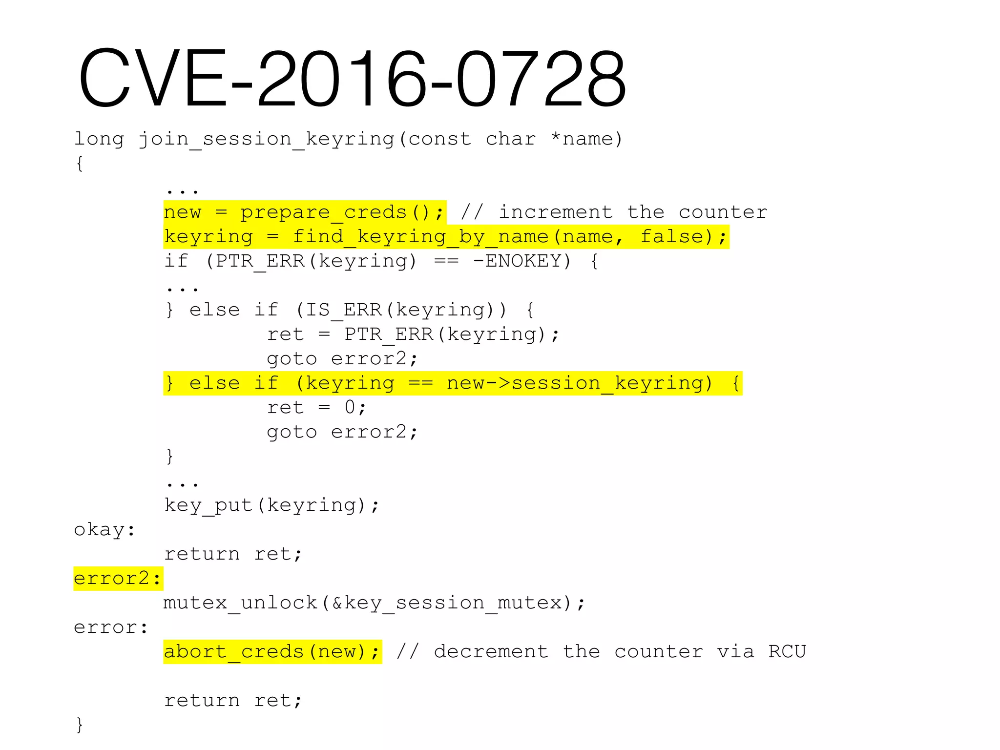 Exploitation of counter overflows in the Linux kernel | PPT