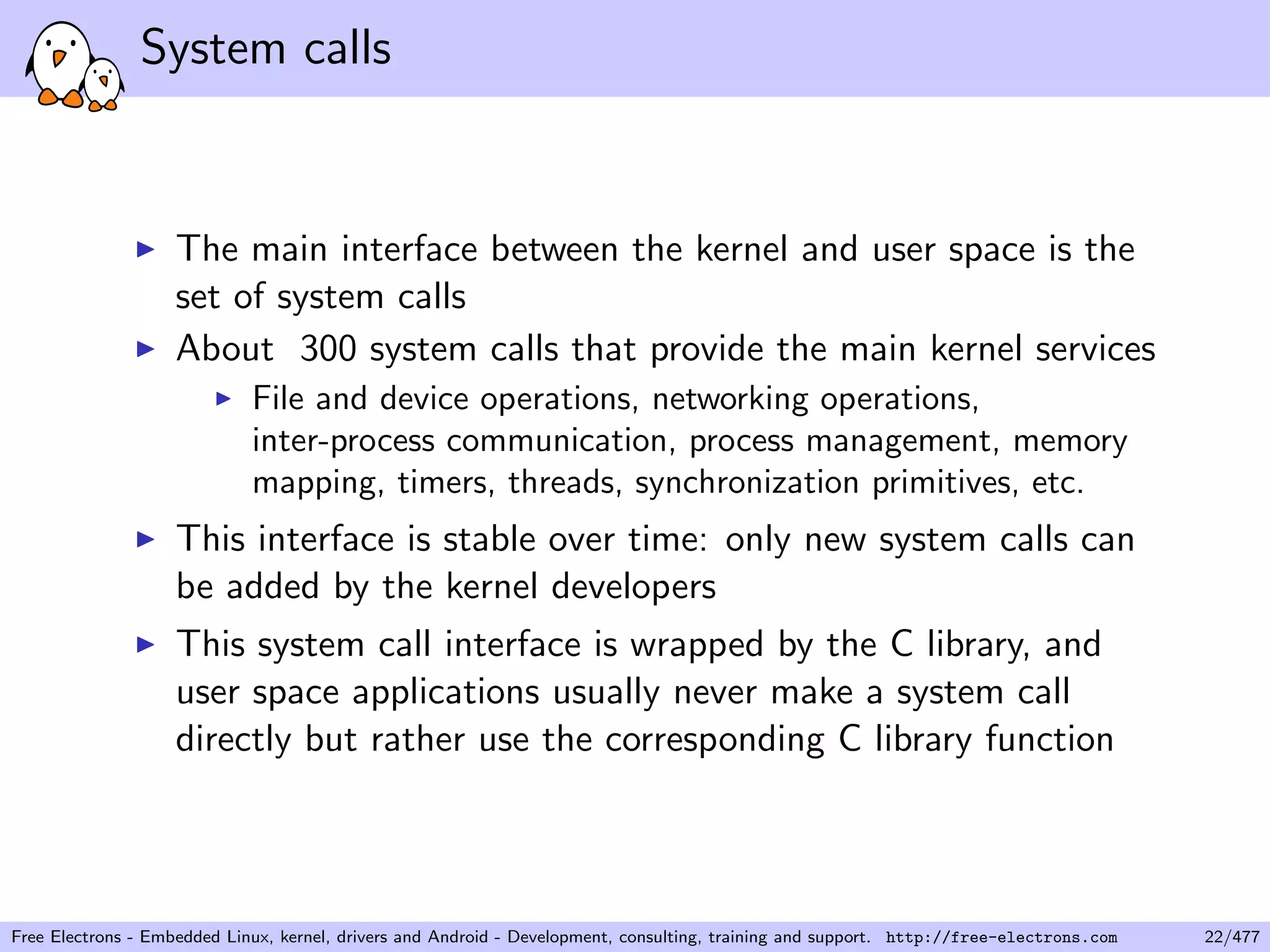 Linux Kernel and Driver Development Training | PPT