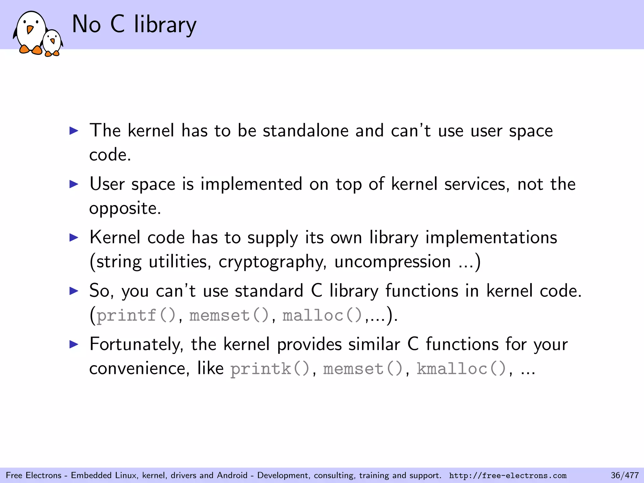 Linux Kernel and Driver Development Training | PPT
