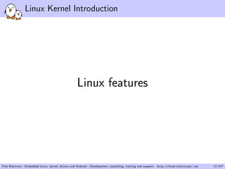 Linux Kernel and Driver Development Training | PDF | Operating Systems | Computer Software and ...