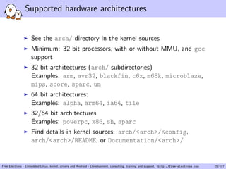 Linux Kernel and Driver Development Training | PDF | Operating Systems ...