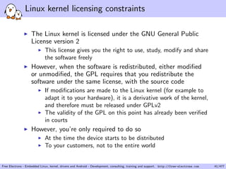 Linux Kernel and Driver Development Training | PDF | Operating Systems ...