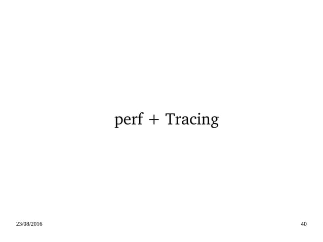 Linux kernel tracing | PDF