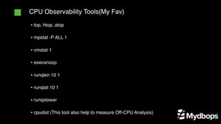Linux Performance Monitoring Tools | PDF