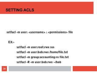 Linux permissions | ODP