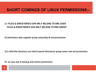 Linux permissions | ODP