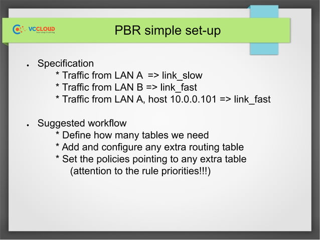 Linux policy routing | PPT