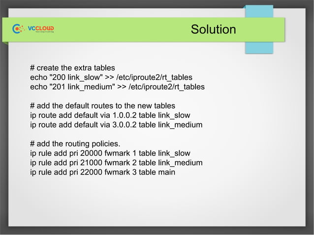 Linux Policy Routing Ppt