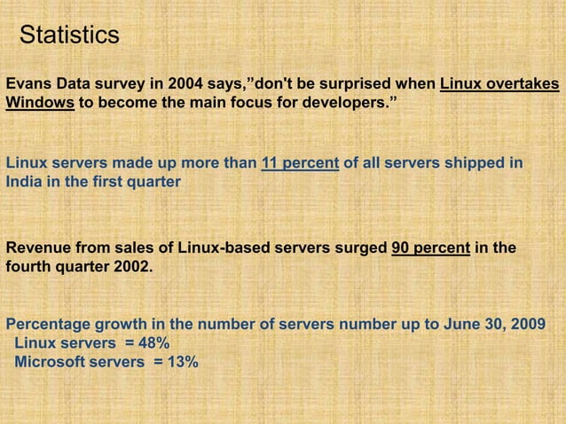 Linux.ppt | PPTX | Computing | Technology & Computing