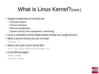 Linux Kernel | PDF