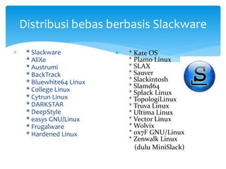 Pengenalan operatin system linux (linux fundamental) | PPT