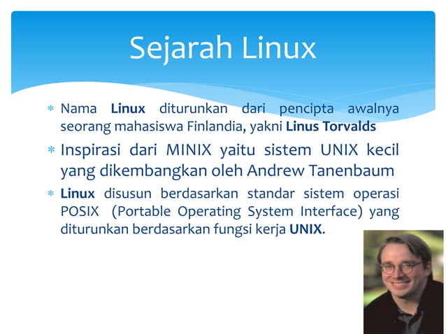 Pengenalan operatin system linux (linux fundamental) | PPT