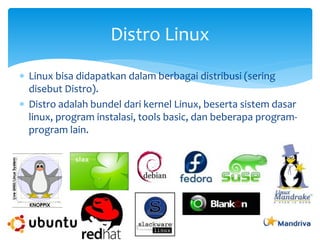Pengenalan operatin system linux (linux fundamental) | PPT