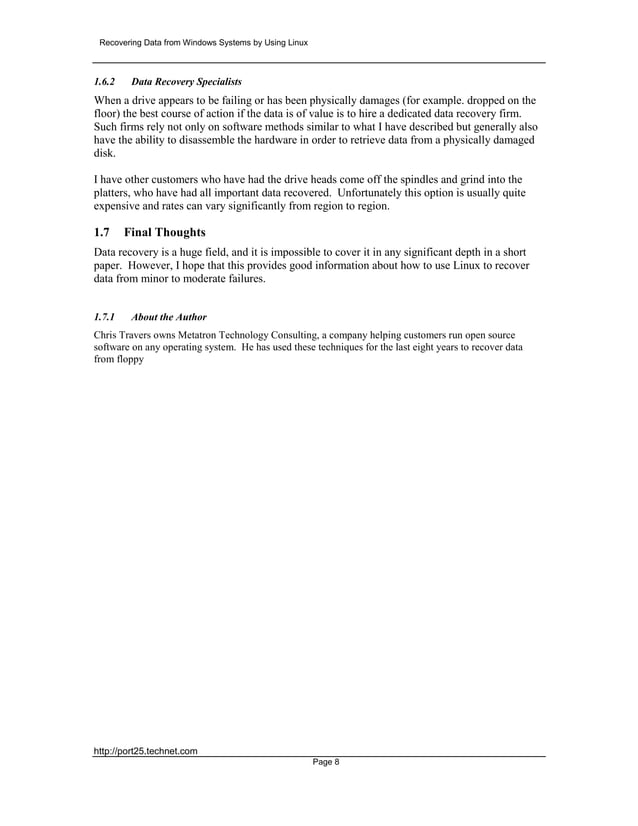 Linux Recovery | PPT