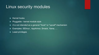 Linux Security Overview | PPT