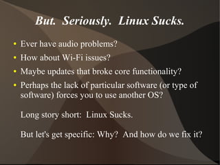 Linux Sucks | PPT