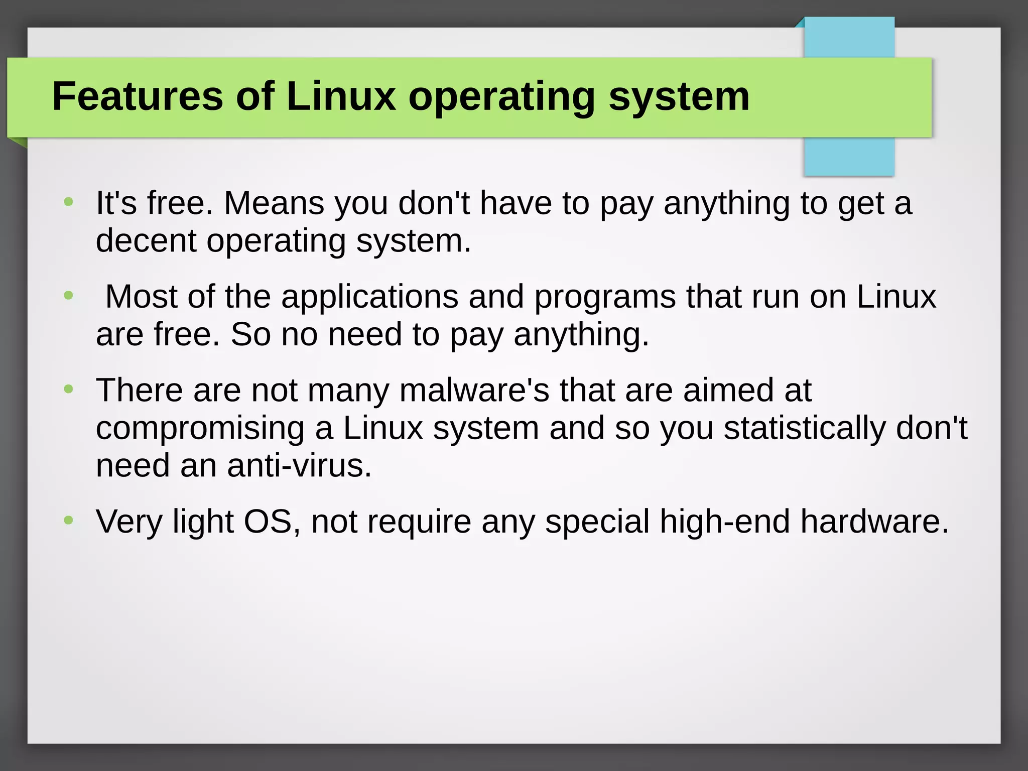 Linux The Open Source System Kernel Ppt
