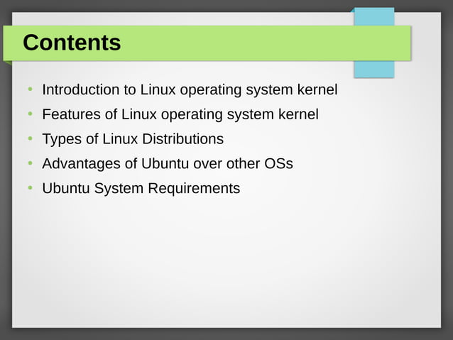 Linux- The open source system kernel | PPT