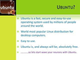 Linux ubuntu | PPTX