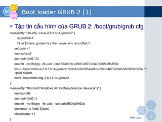 Linux07 khoidong&dongtat | PPT