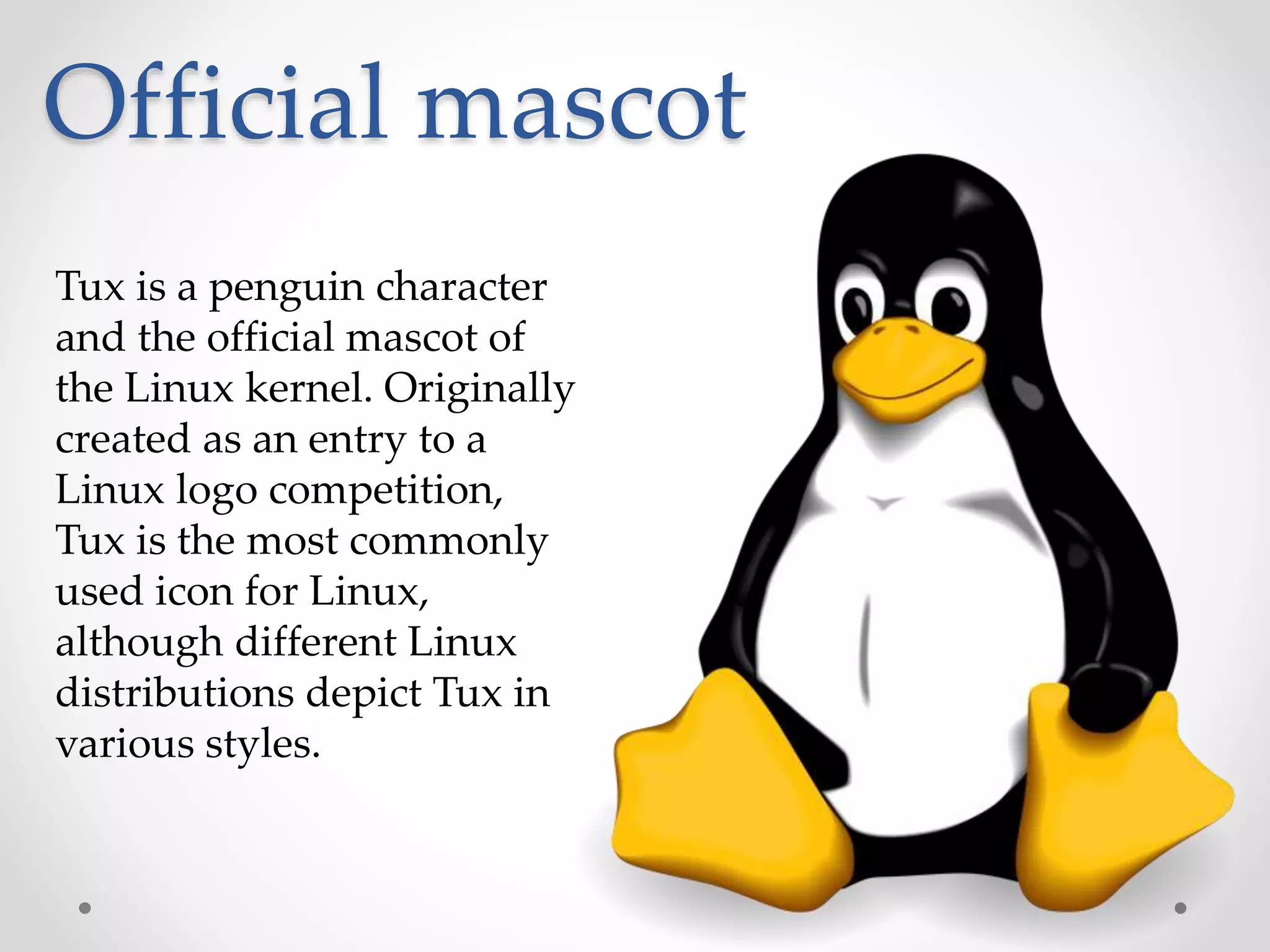 Linux Presentation | PPT | Free Download
