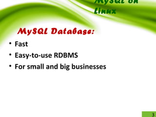 Linux17 MySQL_installation | PPS