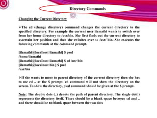 Directory Commands - R.D.Sivakumar | PPTX