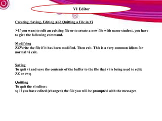VI Editor - R.D.Sivakumar | PPTX | Desktop Publishing | Computer ...