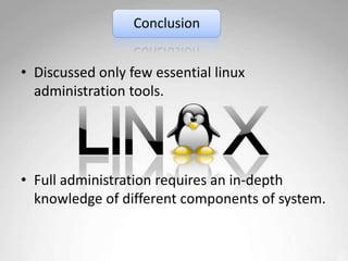 Linux administration | PPTX