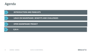 Linux & Open Source Panel: Driving New Innovation and Value on Your ...