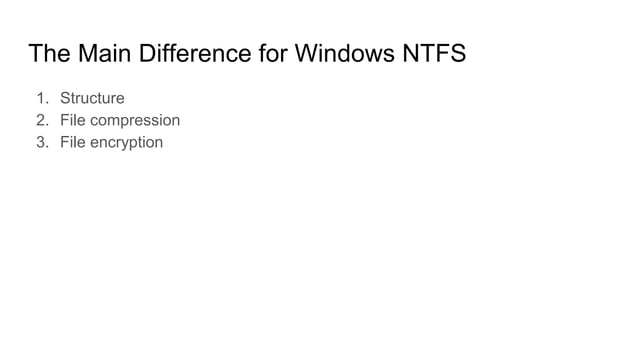 Linux And Windows File System Pptx Operating Systems Computer Software And Applications