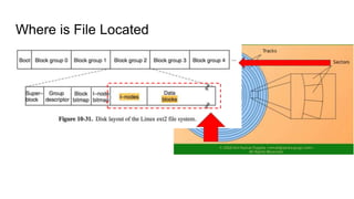Linux and windows file system | PPTX | Operating Systems | Computer Software and Applications