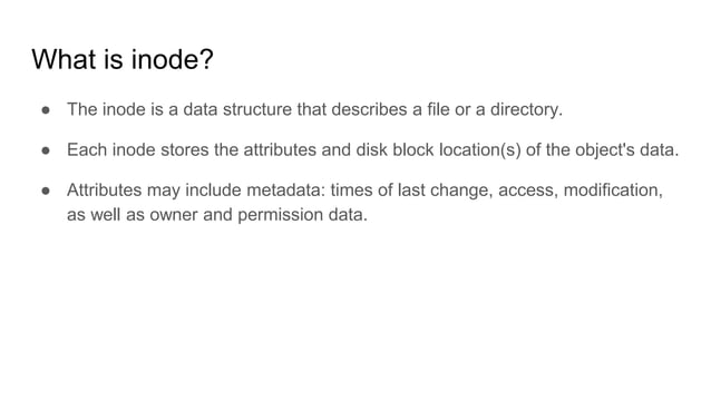 Linux And Windows File System Ppt 6782