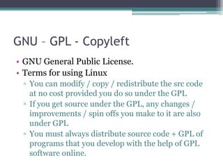 Linux – an introduction | PPT