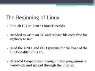 Linux – an introduction | PPT