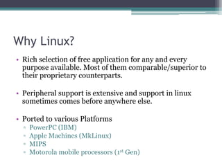 Linux – an introduction | PPT