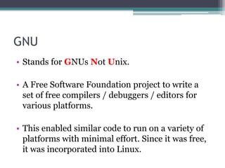 Linux – an introduction | PPT