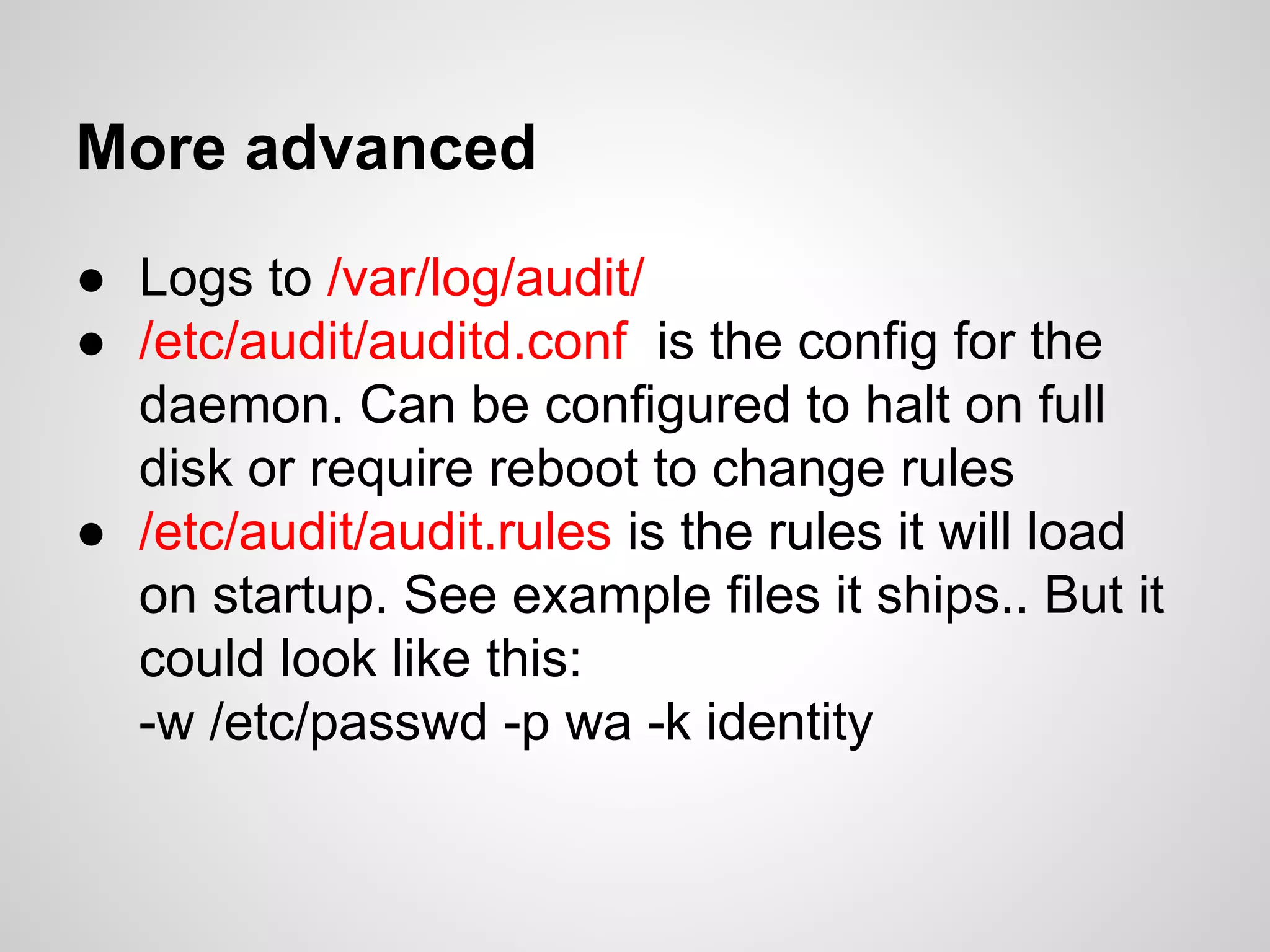 Linux Audit Framework Pdf 7618